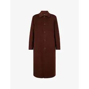 PERCIVAL Wool Coat With Spread Collar