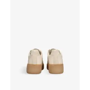 MAISON MARGIELA Chunky Replica Leather Trainers - Beige