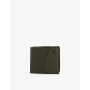 Loewe Puzzle Edge Bifold Leather Wallet - Dark Khaki