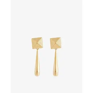 HEAVEN MAYHEM Iris Drop Earrings - Gold