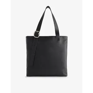 Loewe The Loop Leather Tote Bag - Black