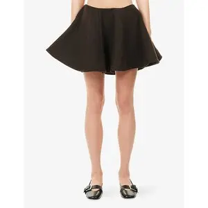 GANNI Wool-blend Mini Skirt