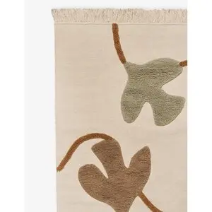 FERM LIVING Swif Bird-pattern Wool Rug 200cm X 140cm