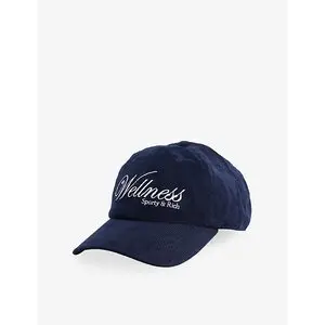SPORTY & RICH Embroidered-logo Baseball Cap - Dark Navy