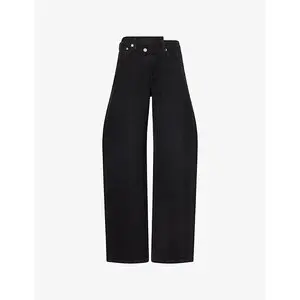 AGOLDE Arc Criss Cross Wide-leg Denim Jeans