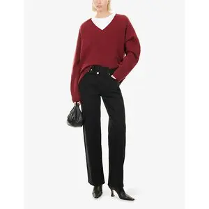 AGOLDE Arc Criss Cross Wide-leg Denim Jeans