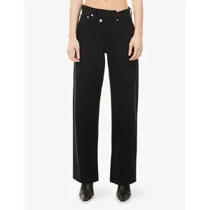 AGOLDE Arc Criss Cross Wide-leg Denim Jeans