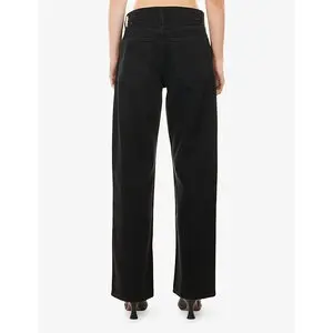 AGOLDE Arc Criss Cross Wide-leg Denim Jeans