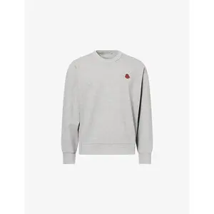 Moncler Cotton-blend Sweatshirt With Embossed Patch