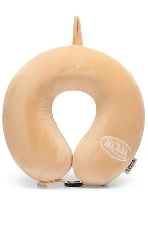VON DUTCH Memory Foam Travel Neck Pillow Beige