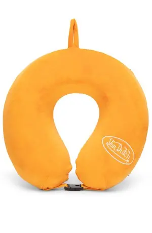 VON DUTCH Memory Foam Travel Neck Pillow - Orange