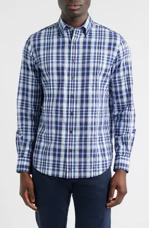 Johnnie-o Brentford Plaid Button-down Shirt