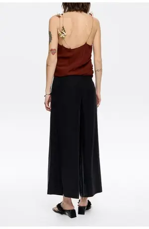 Bimba Y Lola Flared Ankle-length Trousers