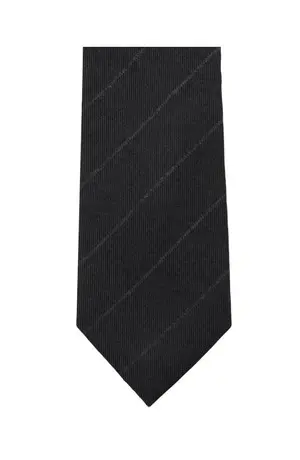 Mango Stripe Wool Blend Tie