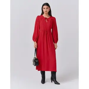 Ghost London Tie Neck Dresses
