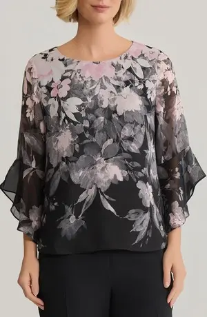 Kasper Floral Blouses