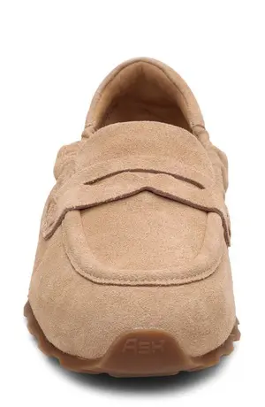 Ash Leather Loafer Sneakers - Desert