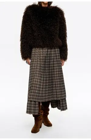 Bimba Y Lola Faux Fur Outerwear For Women