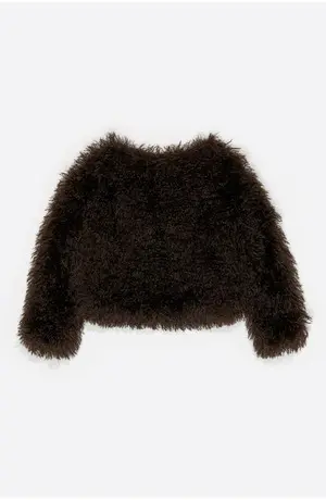 Bimba Y Lola Faux Fur Pullover Coat