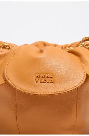 Bimba Y Lola Leather Petalo Bag - Vanilla