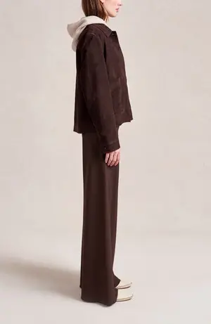 LA LIGNE Colby Full Length Trousers - Chocolate