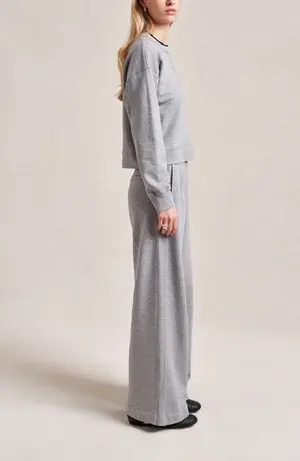 LA LIGNE James Cropped Sweatshirt