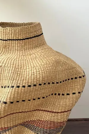 MBARE Handwoven Wave Basket