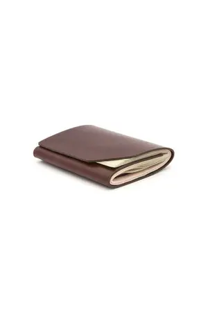 EZRA ARTHUR Cash Fold Wallet - Malbec