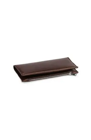 EZRA ARTHUR Long Zipper Wallet - Malbec