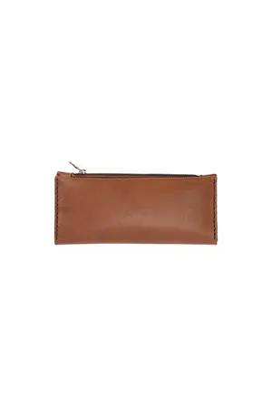 EZRA ARTHUR Long Zipper Wallet - Whiskey