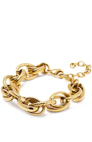 NIALAYA JEWELRY Mixed Link Bracelet - Gold