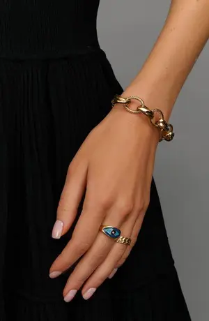 NIALAYA JEWELRY Mixed Link Bracelet
