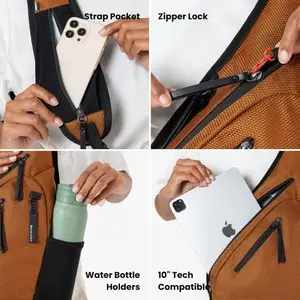 SHERPANI Esprit Anti-theft Sling Backpack