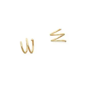 ABLE Cora Coil Stud Earrings - Gold