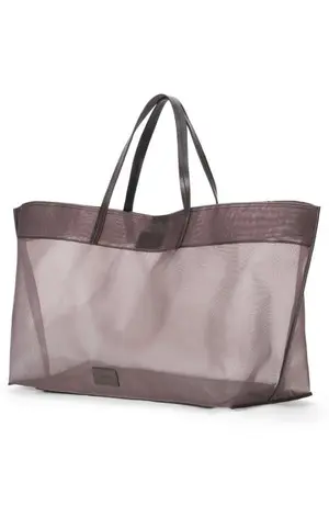 Staud Large Christos Mesh Tote - Espresso