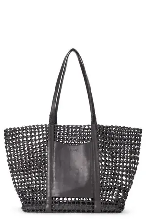 Staud Hand-knotted Leather Tote Bag - Espresso
