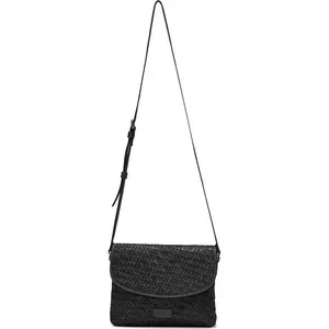 ECOTORIE Irving Woven Crossbody Bag - Black