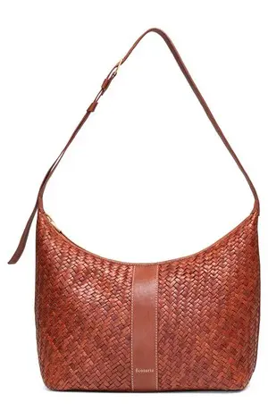 ECOTORIE Frisco Woven Shoulder Bag - Brandy