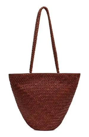 ECOTORIE Cotorie Arlington Woven Leather Bucket Bag