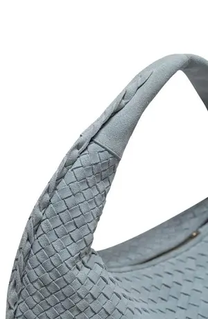 ECOTORIE San Angelo Suede Shoulder Bag - Sky Light