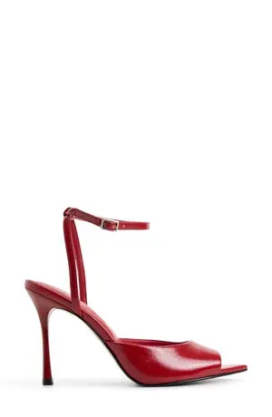 Aldo Pointed Toe Sandals - Red