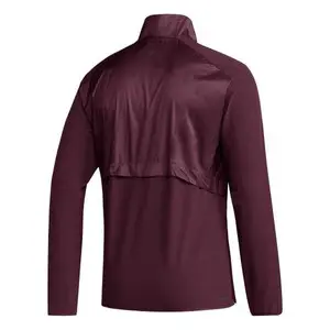 Adidas Texas A&m Aggies Sideline Aeroready Quarter-zip Jacket - Maroon