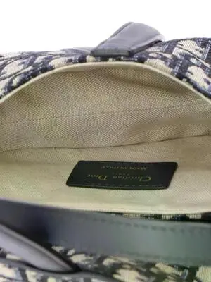 Dior Saddle Oblique Canvas Mini Shoulder Bag - Blue