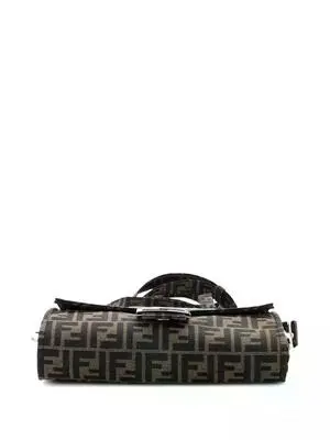 Fendi X Frgmt Foldable Baguette Zucca Canvas Shoulder Bag - Brown
