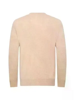 FRANZESE COLLECTION Ribbed Cashmere Crew-neck Sweater - Neutrals