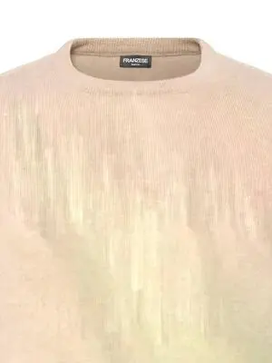 FRANZESE COLLECTION Ribbed Cashmere Crew-neck Sweater - Neutrals