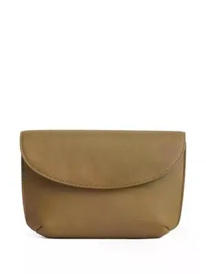 YU MEI Keriana Leather Clutch - Brown