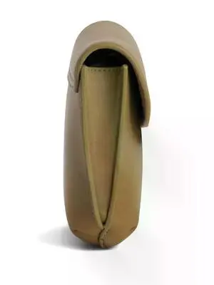 YU MEI Keriana Leather Clutch - Brown