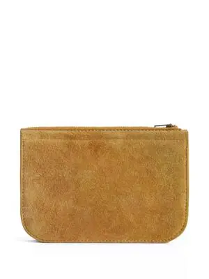 YU MEI Zip-fastening Suede Mini Bag - Brown