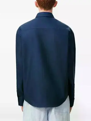 Ami De Coeur Logo-embroidered Shirt - Blue